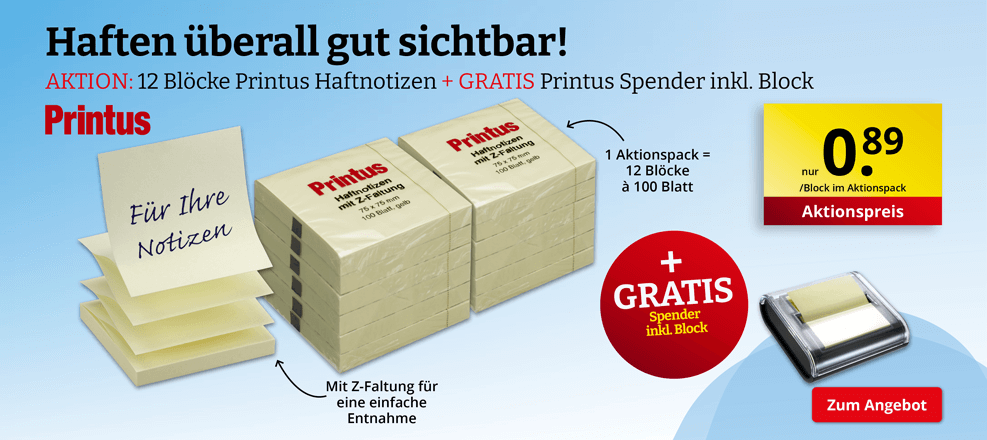 Bürobedarf und Büroartikel | Printus